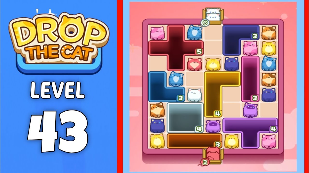 Drop The Cat level 43 solution - YouTube