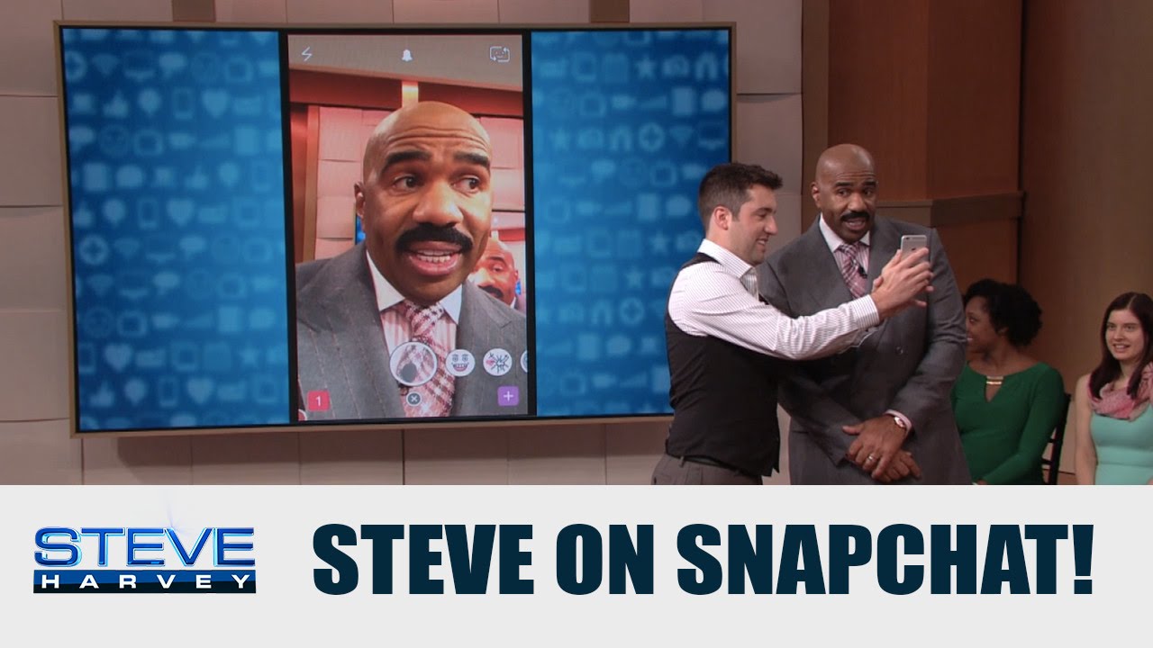 Steve Harvey’s first Snapchat! || STEVE HARVEY - YouTube