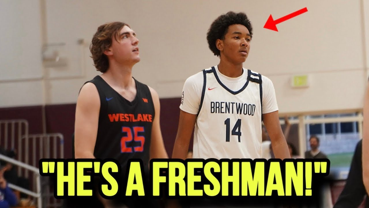 #1 Freshman In California Shalen Sheppard Leads Brentwood To Tourney ...