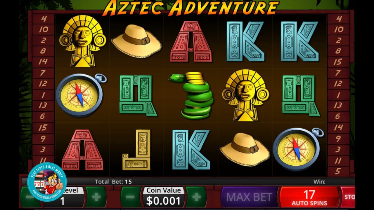 🎰 WATCH 'AZTEC ADVENTURE' SLOT MACHINE GAMEPLAY BY SLOTLAND 🍸 ...
