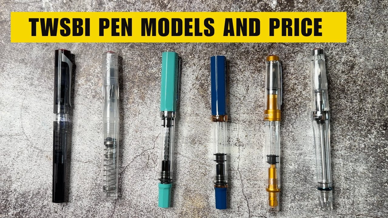 My Entire TWSBI Pen Collection! 🖋️ Every Model & Price Revealed! - YouTube