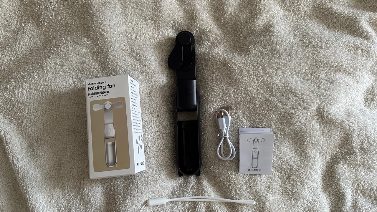 Unboxing a Jsdoin Hand Held Fan and power bank in one 26/03/2025 - YouTube