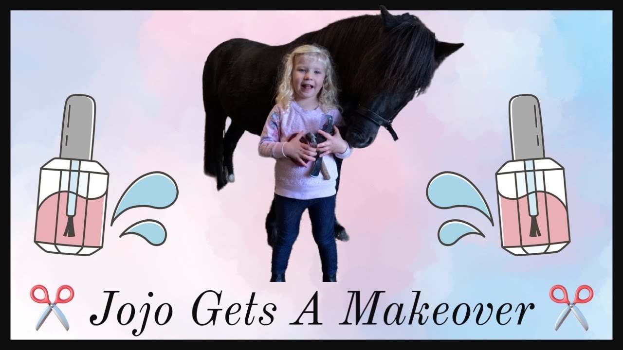 Little Pony JoJo Gets A Makeover | Pony Makeover | Olivia And JoJo Pony ...