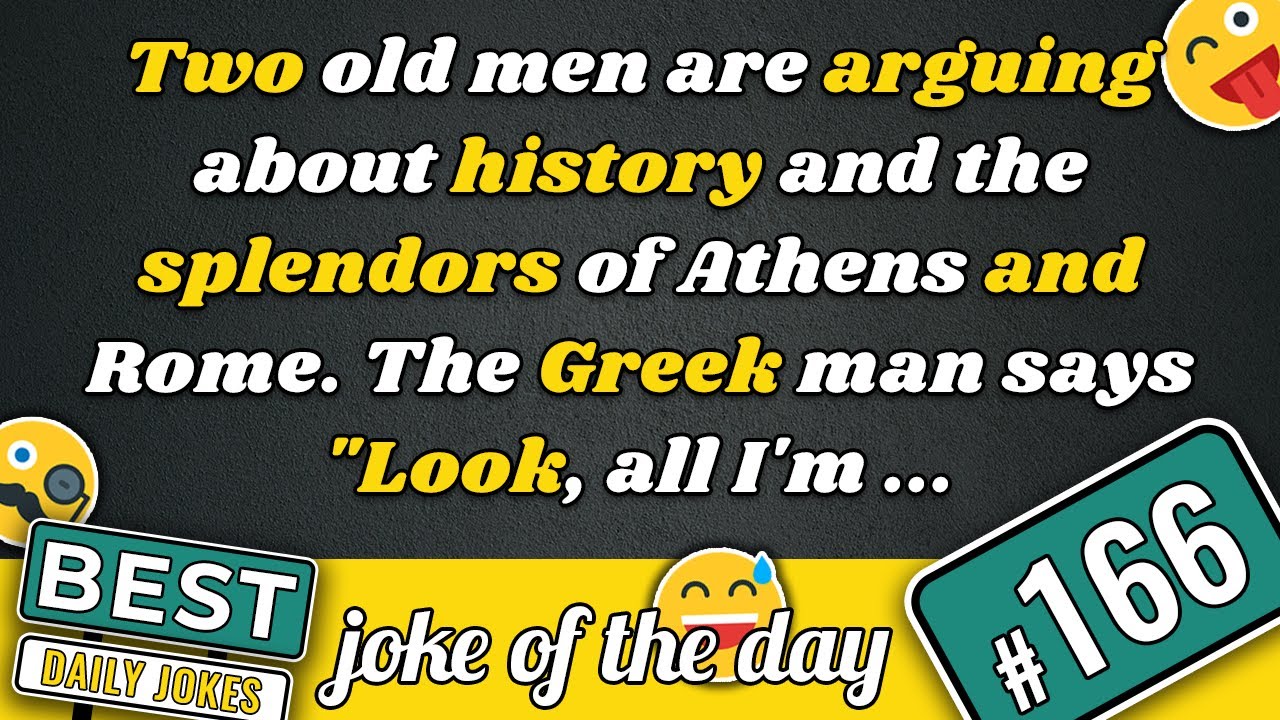 Joke of the Day #166 😂: Greek vs. Italian - YouTube