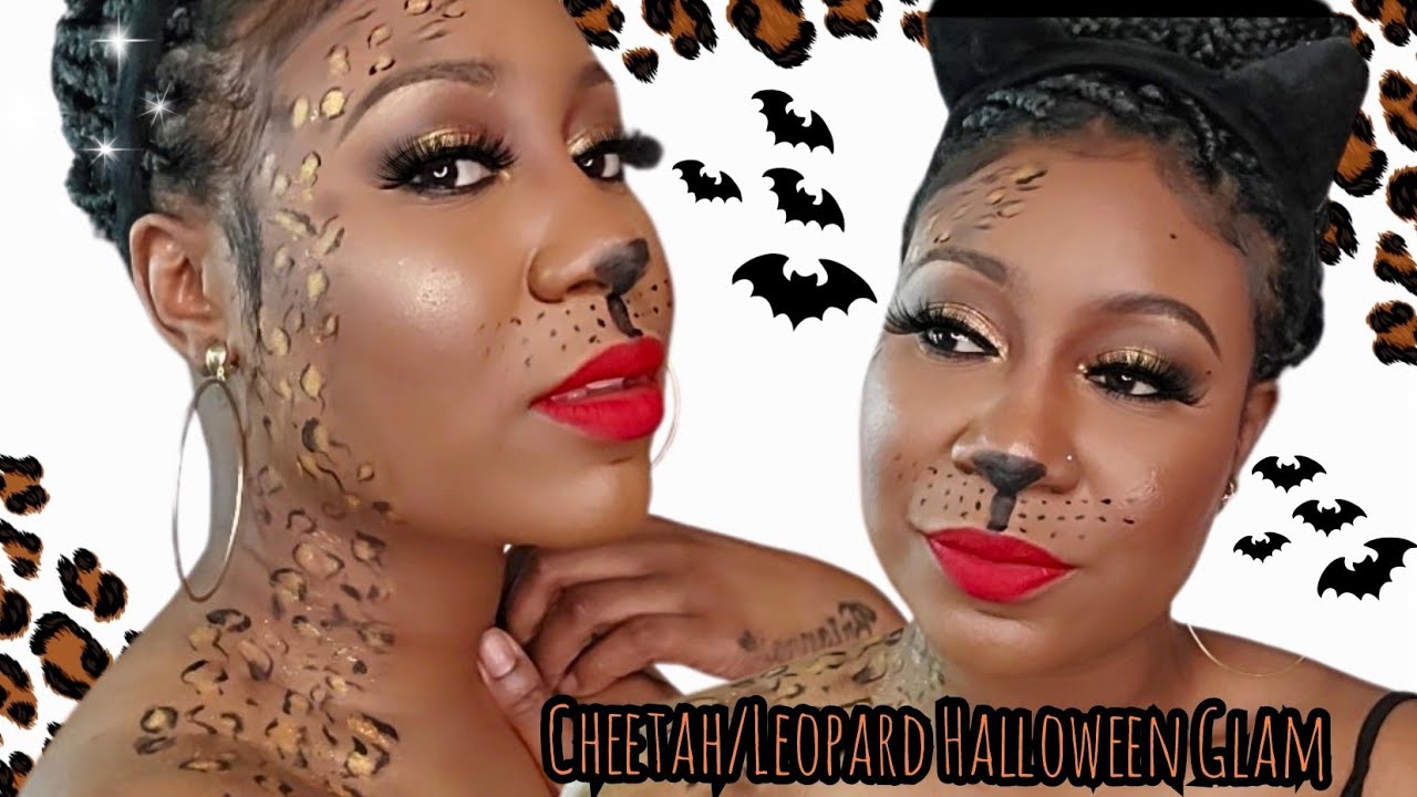Cheetah Makeup Creative Cheetah Halloween Makeup Tutorial