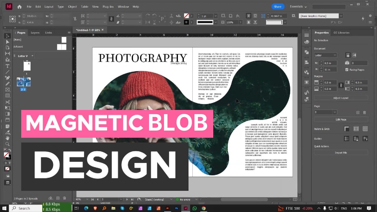 Magnetic Blob Design with InDesign and Illustrator - Speedy Video - YouTube