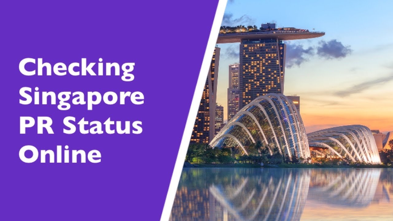 How to check Singapore PR status online - YouTube