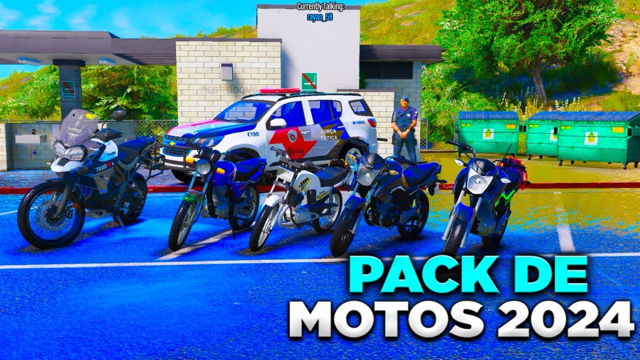 PACK DE MOTOS FIVEM 2024 - YouTube