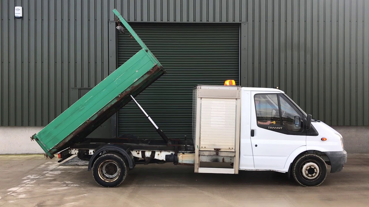 Ford Transit 100 Single Cab Tipper T350L RWD 2008 (08) - YouTube