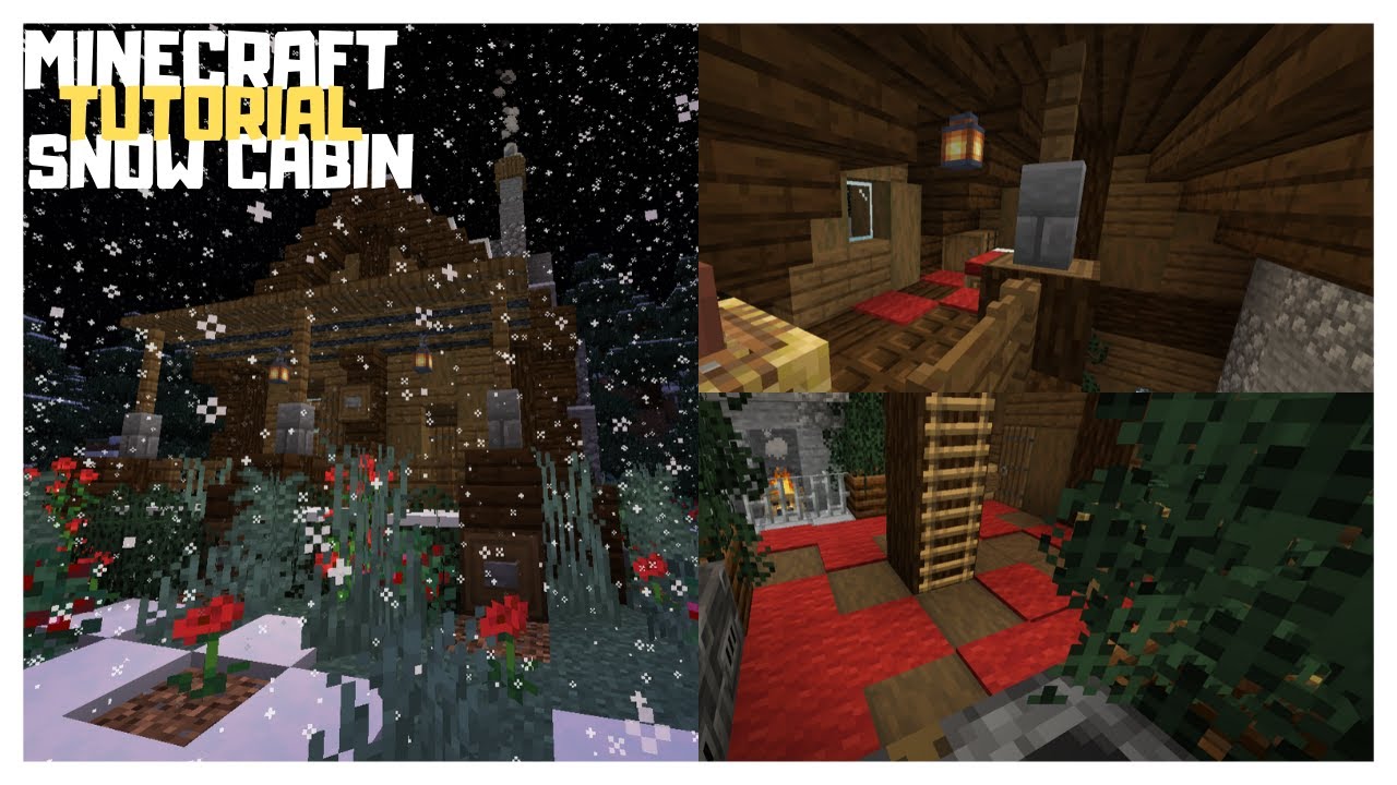 Minecraft House Cabin Snow