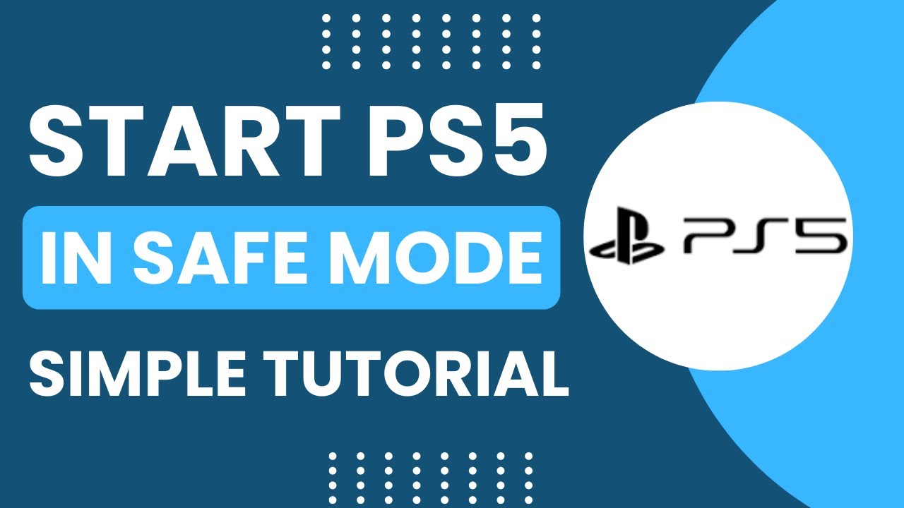 How To Start PS5 In Safe Mode! - YouTube