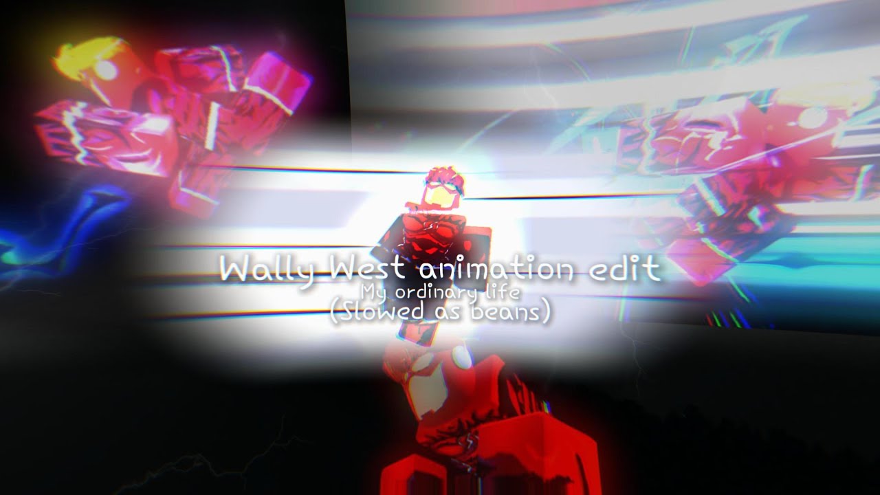 Wally West Fan-made Roblox Animation Edit - YouTube