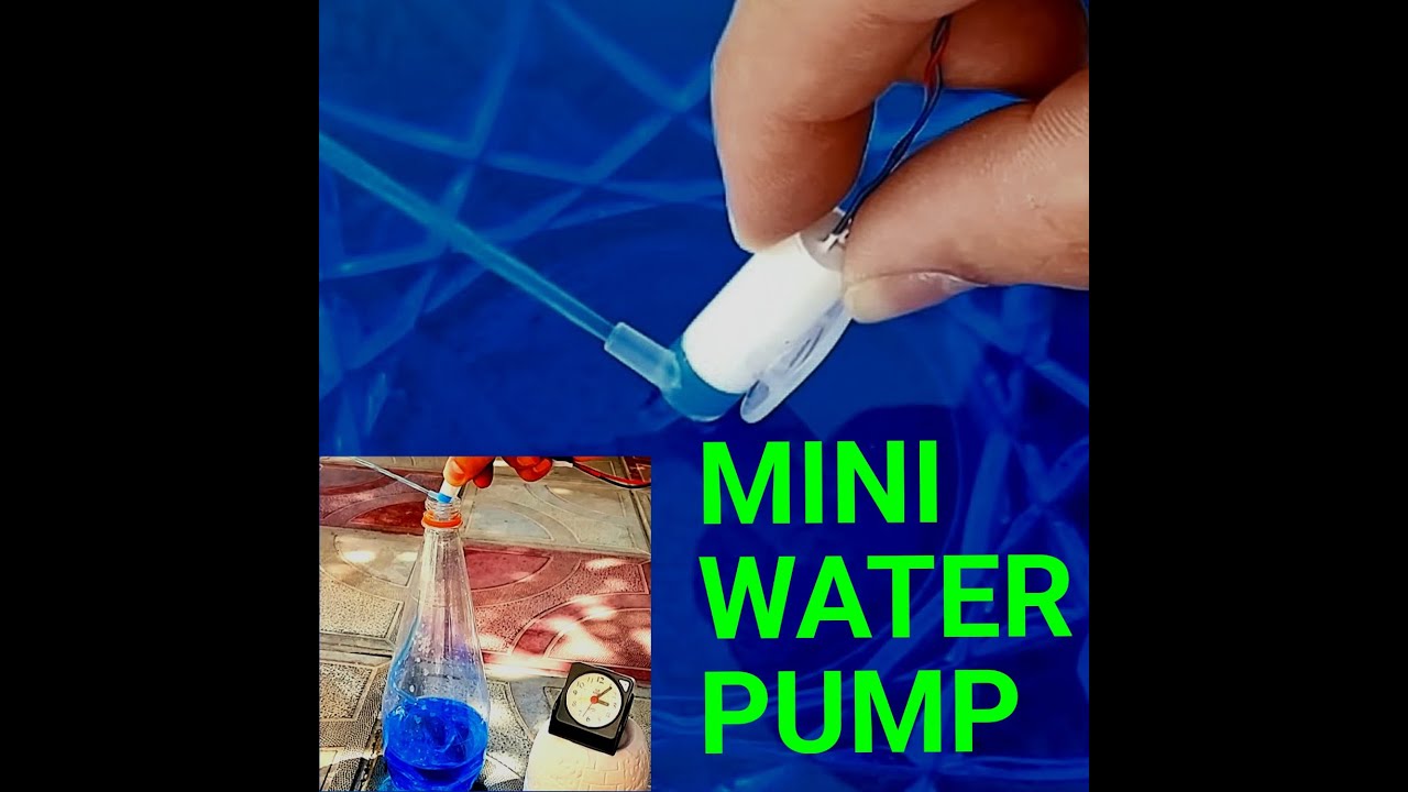How to make the mini water pump - YouTube