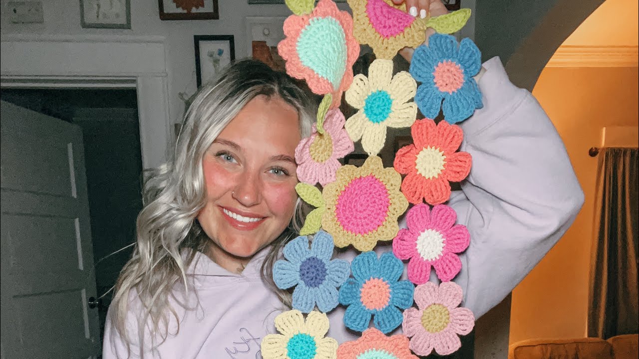 How To Crochet A 6 Petal Flower (Miranda’s Floral Pattern) - YouTube