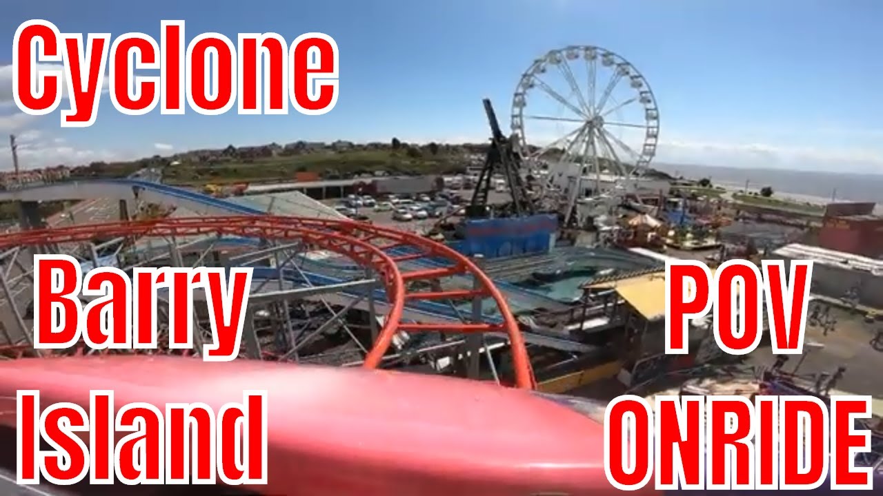 Cyclone Roller coaster Fun Fair Ride @ Barry Island Pleasure Beach 2020 ...