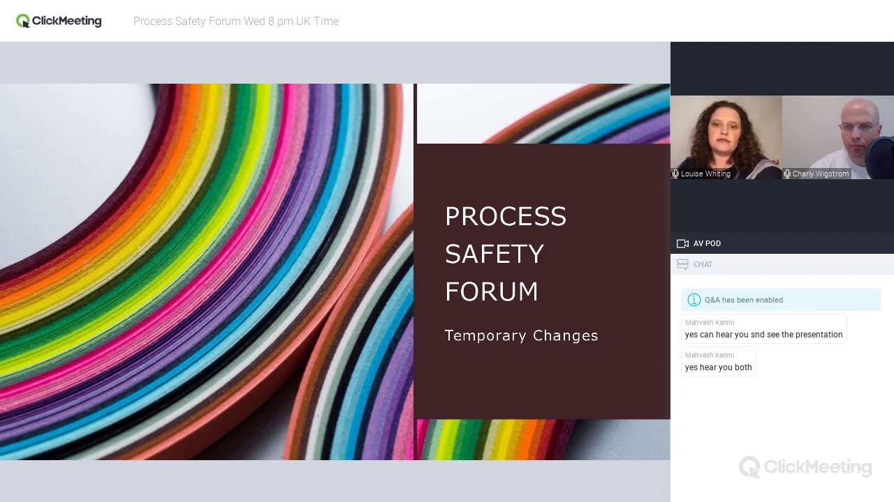Process Safety Forum - Temporary Changes - YouTube