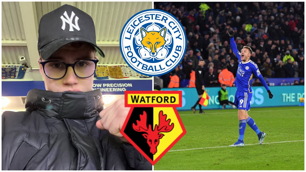VARDY PARTY | Leicester 2-0 Watford | MatchDay Vlog - YouTube