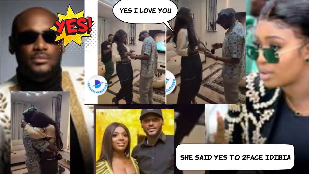 2face engages her dream woman hon. Natasha and she said yes to her ...