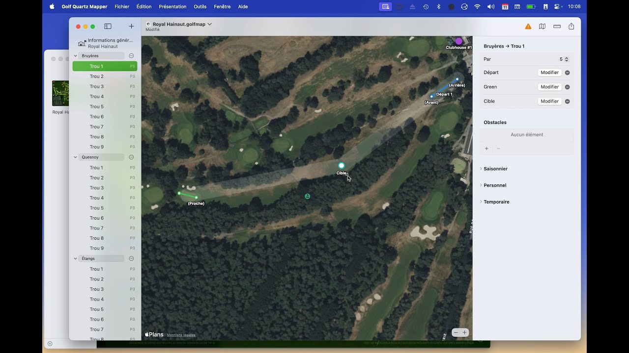 Golf Quartz Mapper 101 (EN) - Basic course editing - YouTube