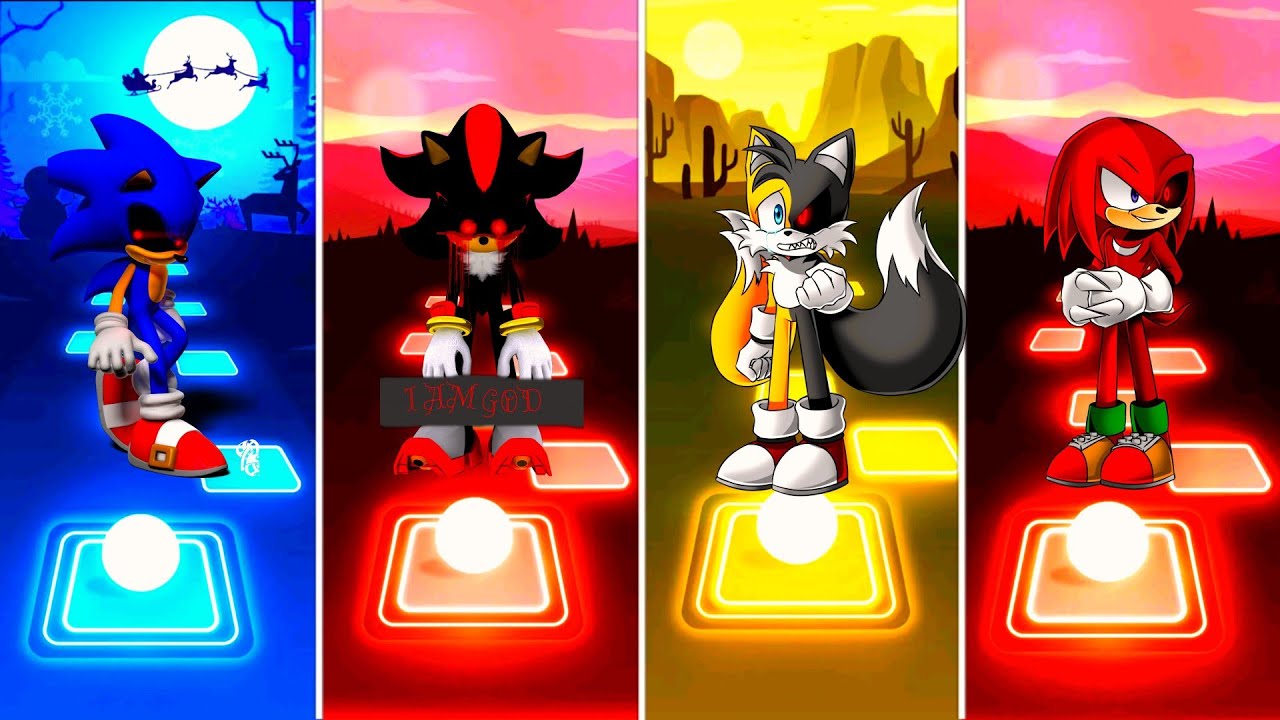 Sonic Exe 🆚 Shadow Sonic Exe 🆚 Tails Sonic Exe 🆚 Knuckles Sonic Exe ...