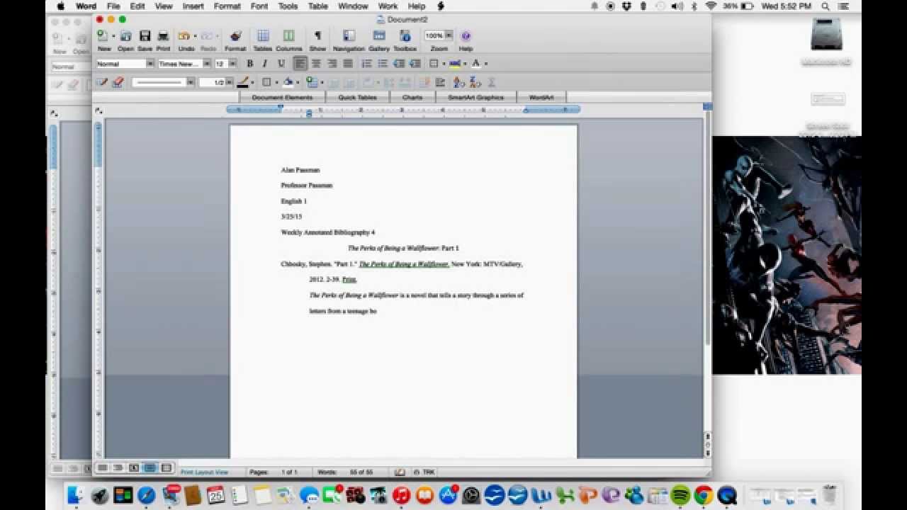 Setting up Your Weekly Annotated Bibliography Tutorial - YouTube