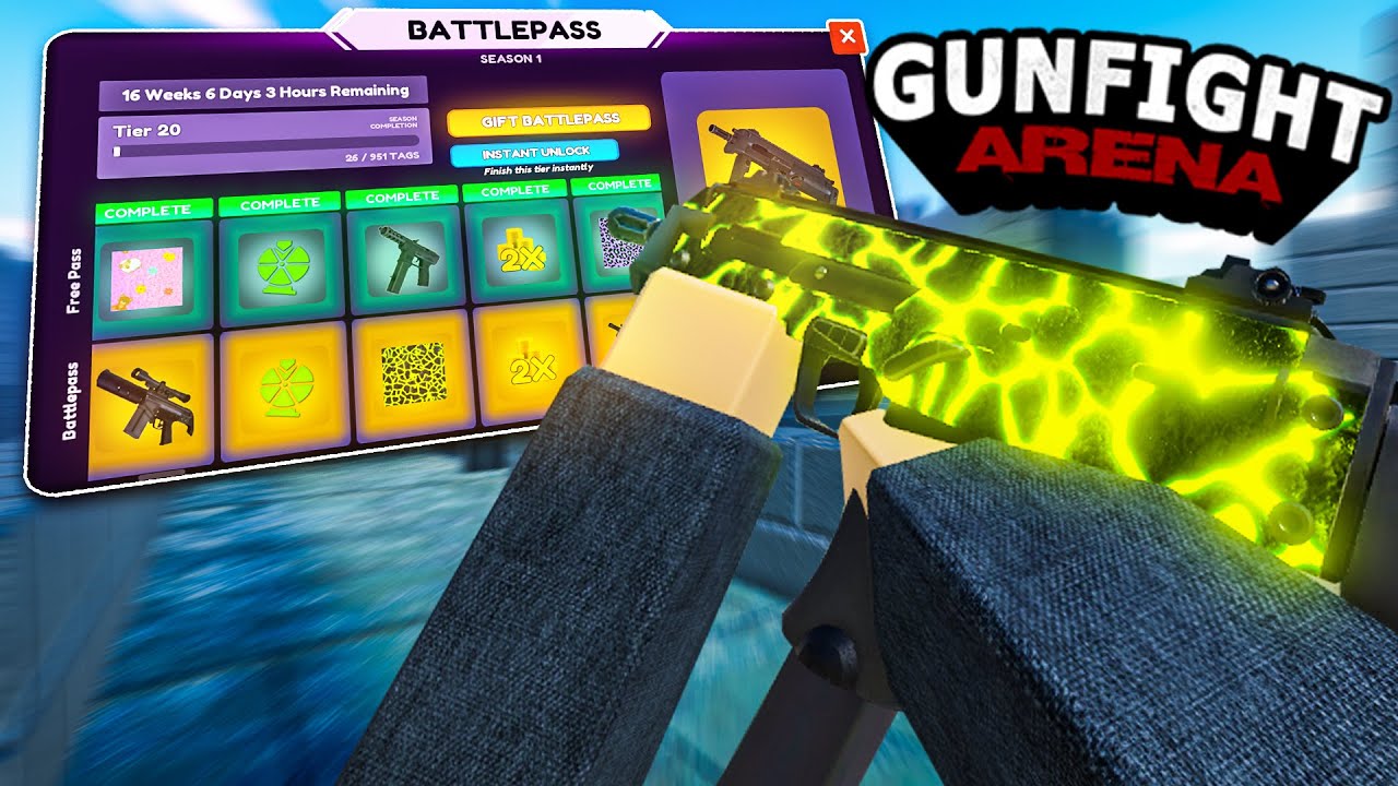NEW SEASON 1 BATTLE PASS IN GUNFIGHT ARENA - YouTube