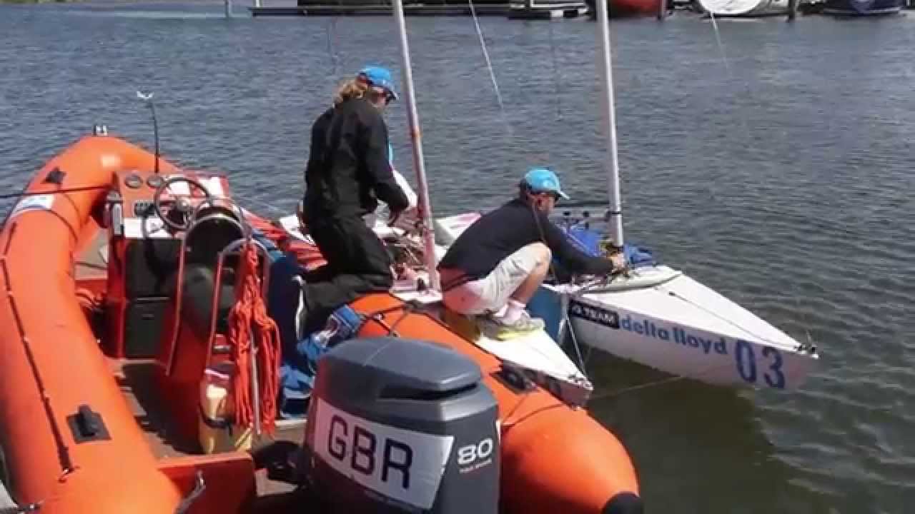 2.4mR sailor Megan Pascoe on top spot - YouTube