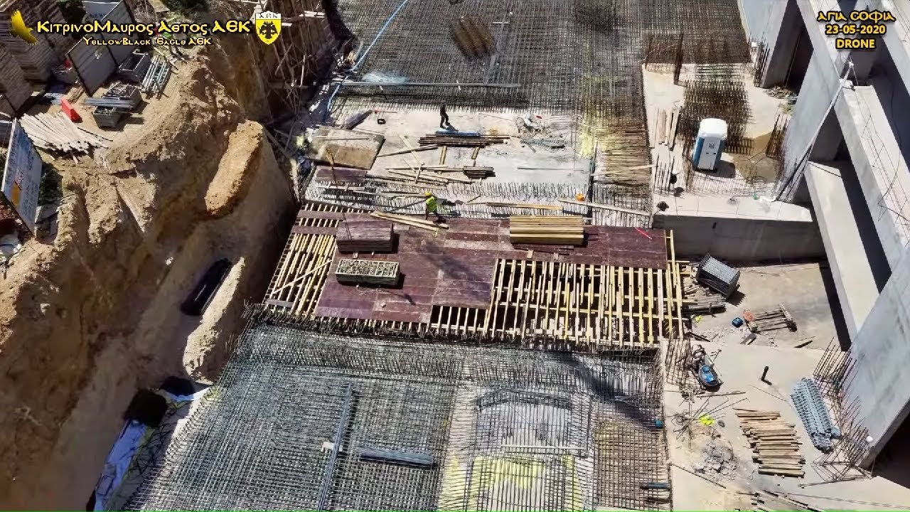 Drone στο γήπεδο της ΑΕΚ ΣΑΒΒΑΤΟΚΥΡΙΑΚΟ ΣΤΗΝ ΑΓΙΑ ΣΟΦΙΑ - YouTube