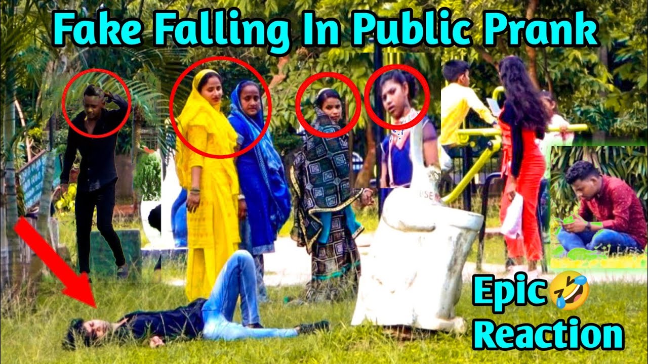 Fake Falling In Public Prank//Falling like drunken People//Red Out ...