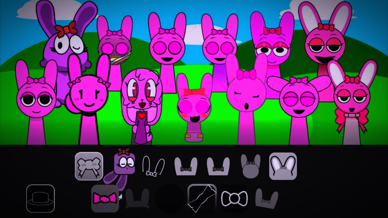 Sprunki but everyone is Pinki - Every Pinki Singing Together 2 - YouTube