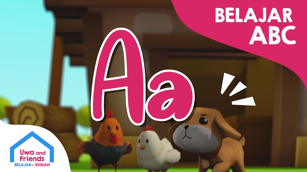 Belajar Huruf A - Belajar Membaca Anak Balita - Belajar Alphabet ABC ...