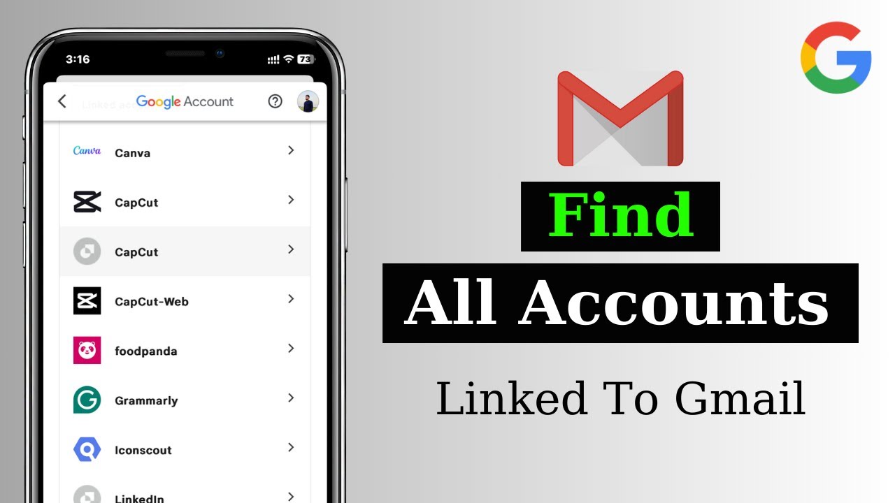 How To Find All Accounts Linked to Gmail Account | Manage Third-Party ...