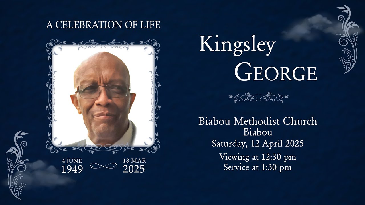 Funeral Service of the Late Kingsley George - YouTube