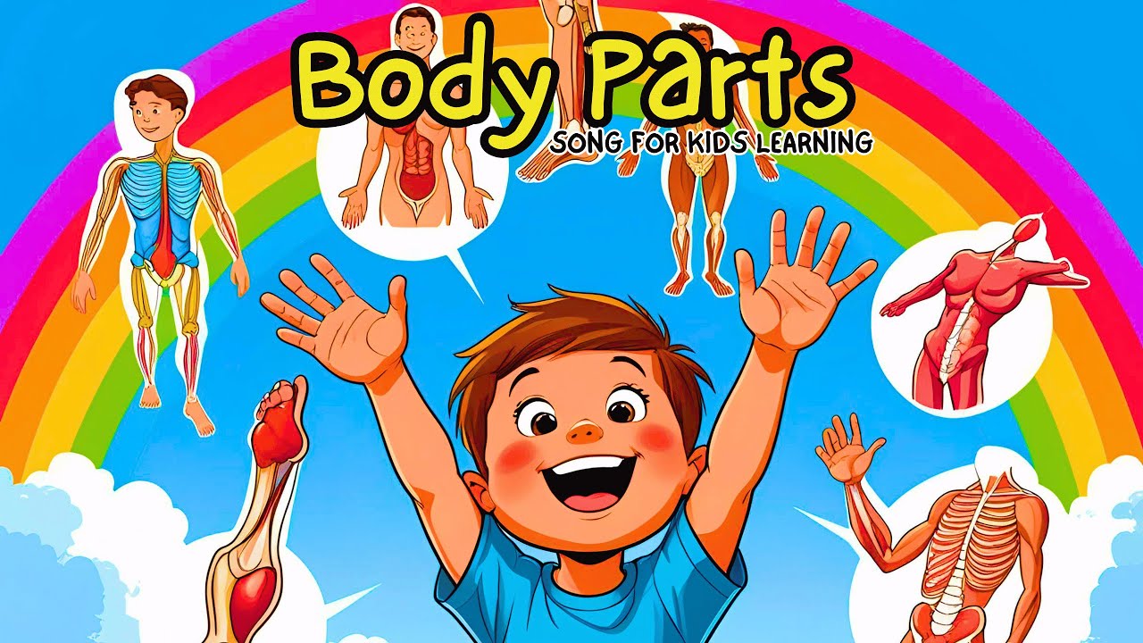 My Body Moves Body Parts Song for Kids Learning - YouTube