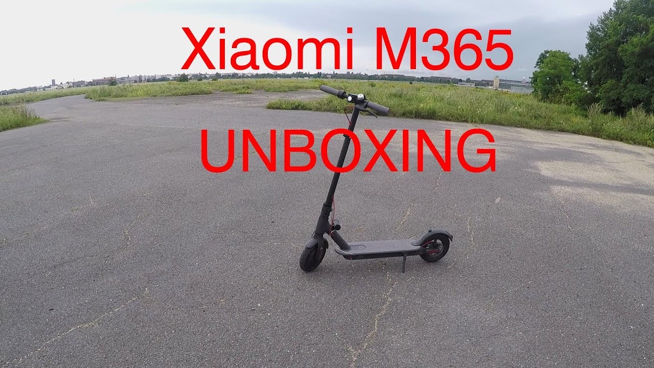 Xiaomi Mi M365 Electro-Scooter [UNBOXING] Elektro-Roller ausgepackt ...