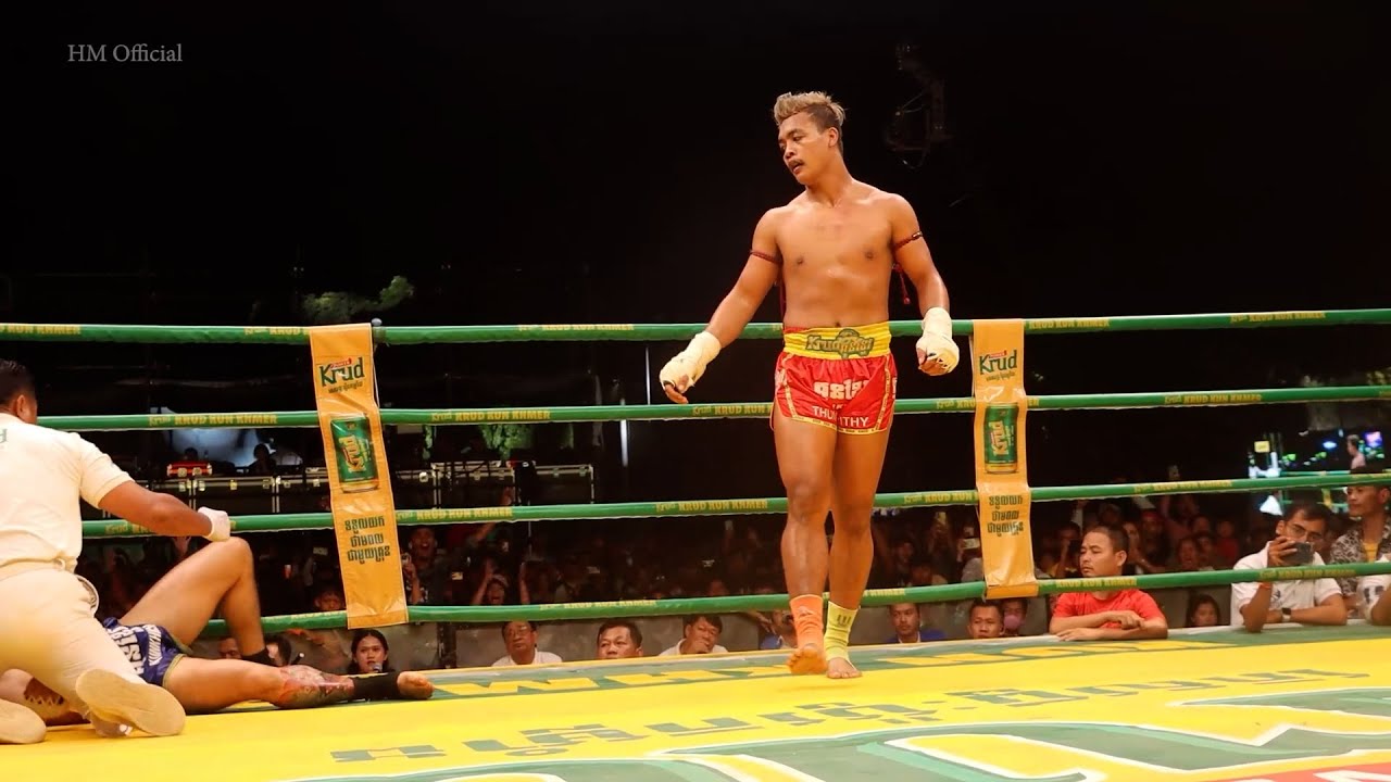 មួយដៃសន្លប់ធំ ធ្ងន់ណាស់ដៃធន់ រិទ្ទី Amazing KO Thun Rithy Kun khmer ...