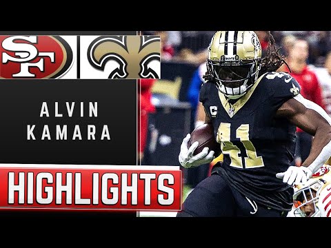 Alvin Kamara Best Plays vs 49ers | 2025 Highlights