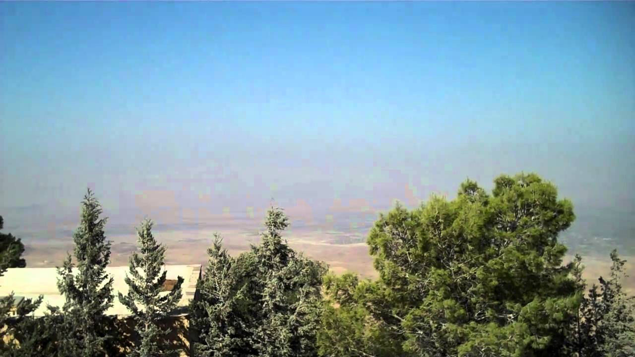 What Moses Saw - The View from Mt. Nebo - YouTube