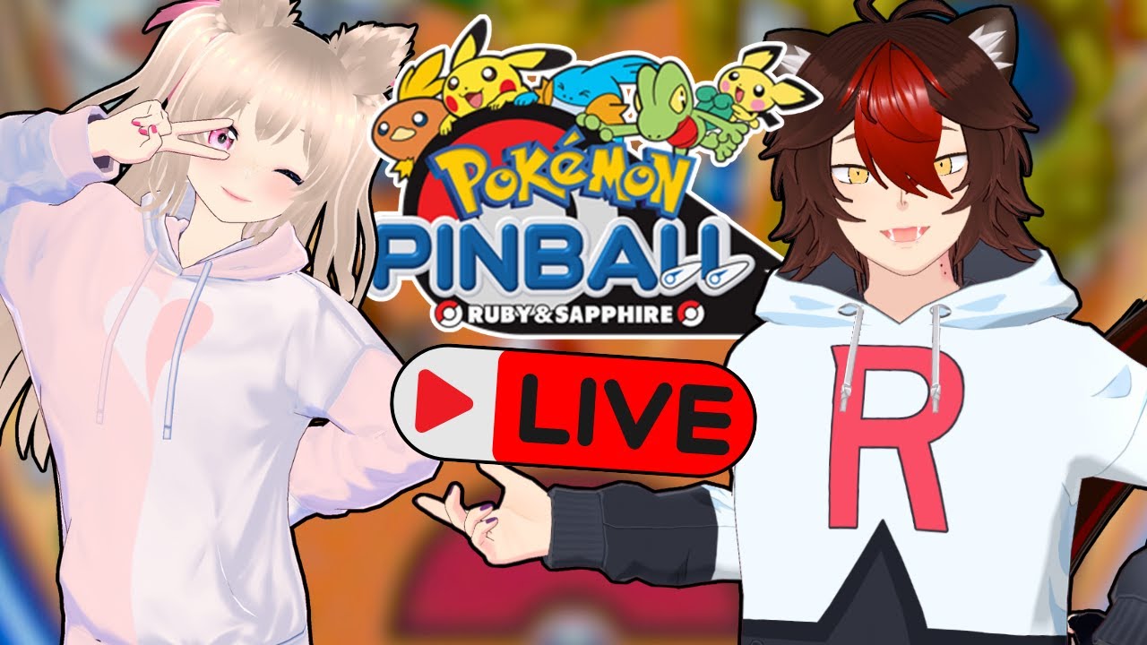 The Lewdest Streamer You Know (and Moxy) Play Pokemon Pinball! Starring ...