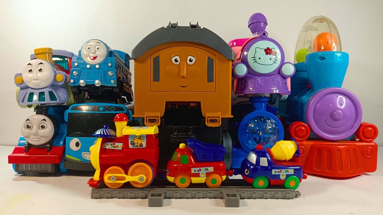 Satisfying with Unboxing HABA Fireman Fire Toy Bus Tayo Hello Kitty ...