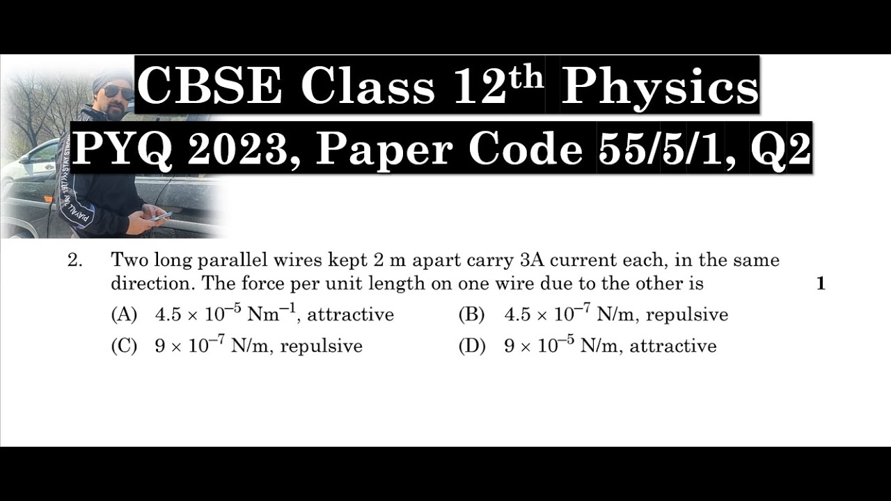 Class 12th Physics | Answer Key 2023 | CBSE Board | PYQ 2023 | Paper ...