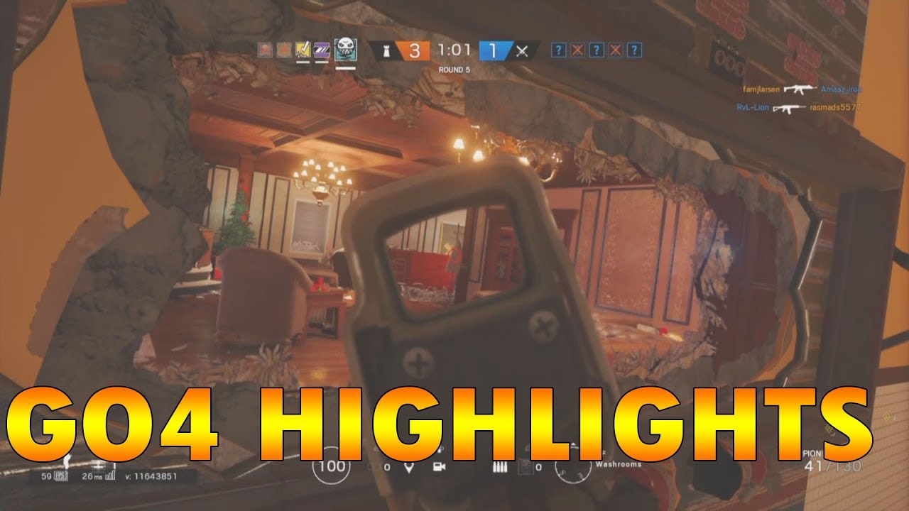 GO4 HIGHLIGHTS - Rainbow Six Siege comp play - YouTube