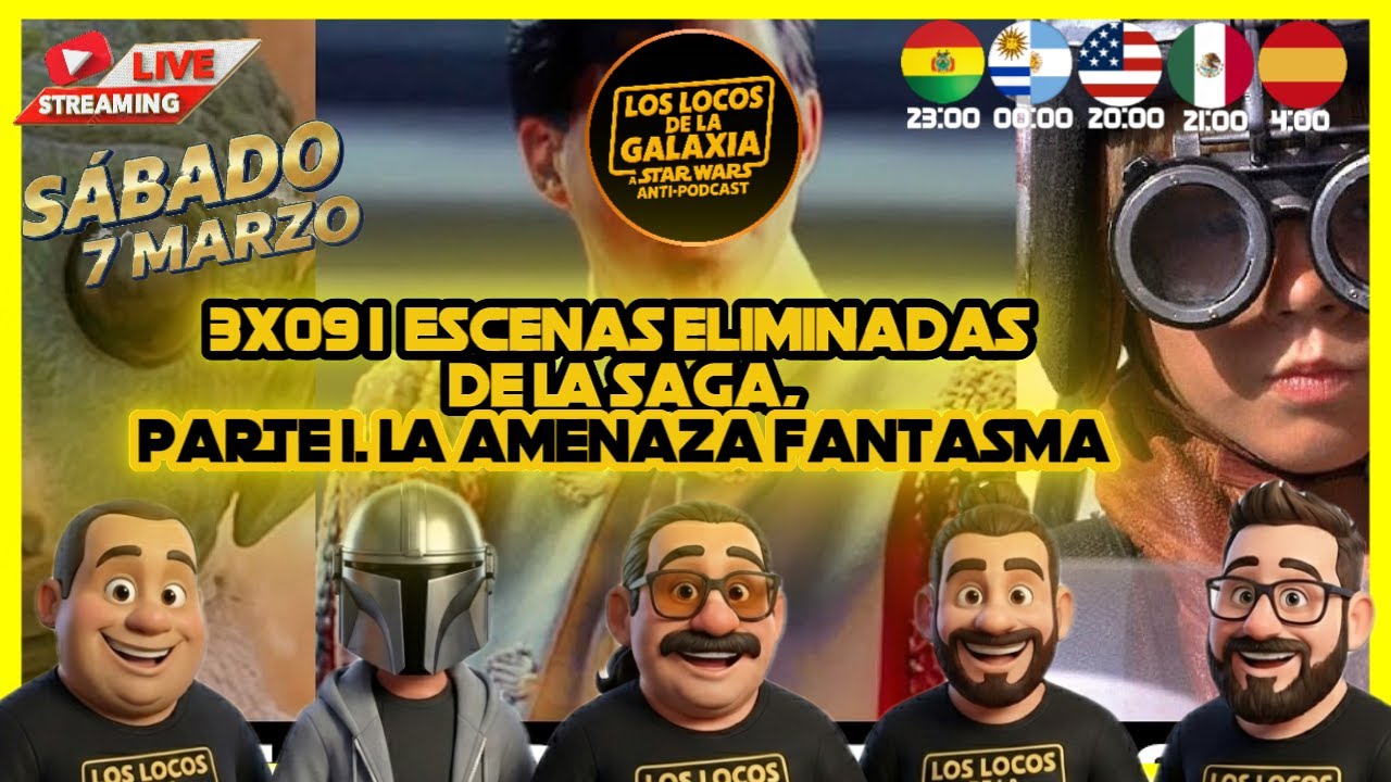 Los Locos de la Galaxia 3x09: Escenas eliminadas de La Amenaza Fantasma ...