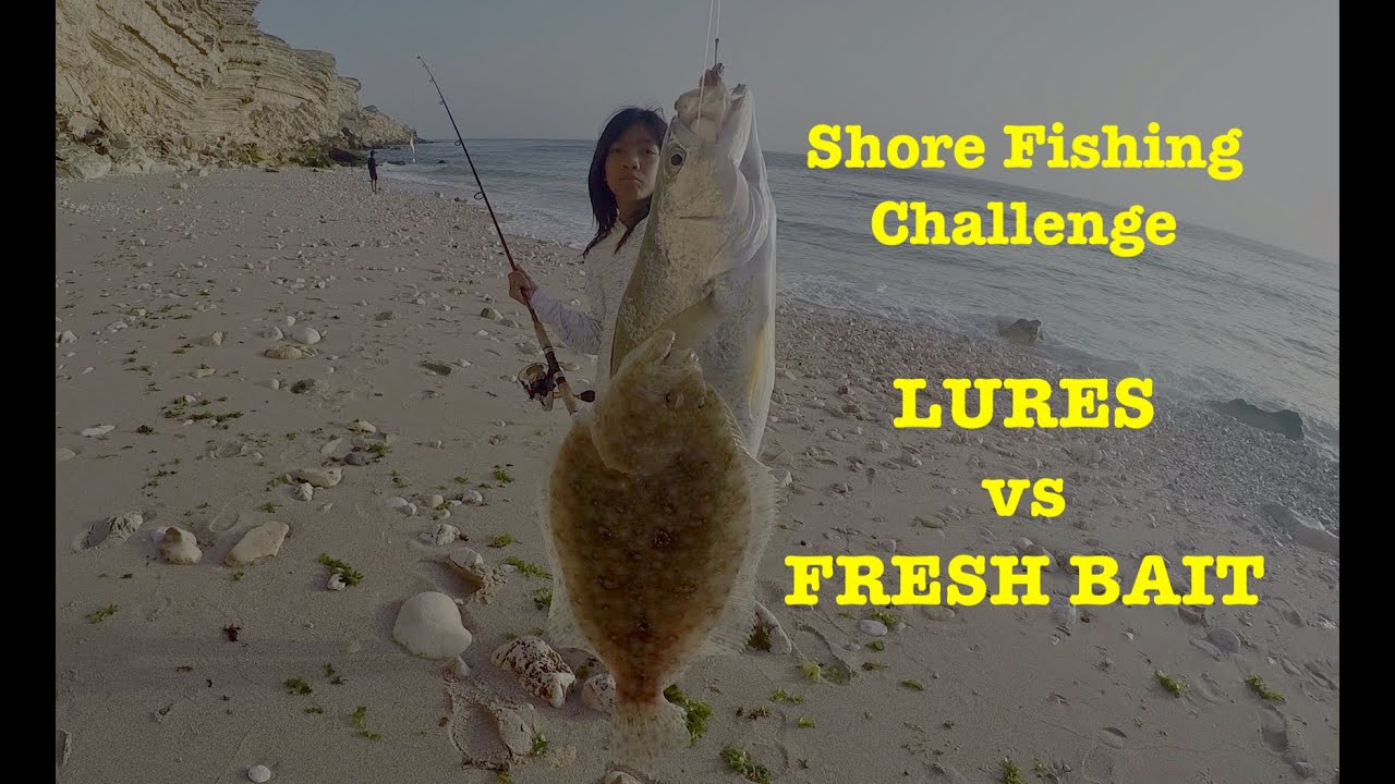 Shore Fishing in Oman Lures vs Fresh Bait Challenge | The Nomads ...