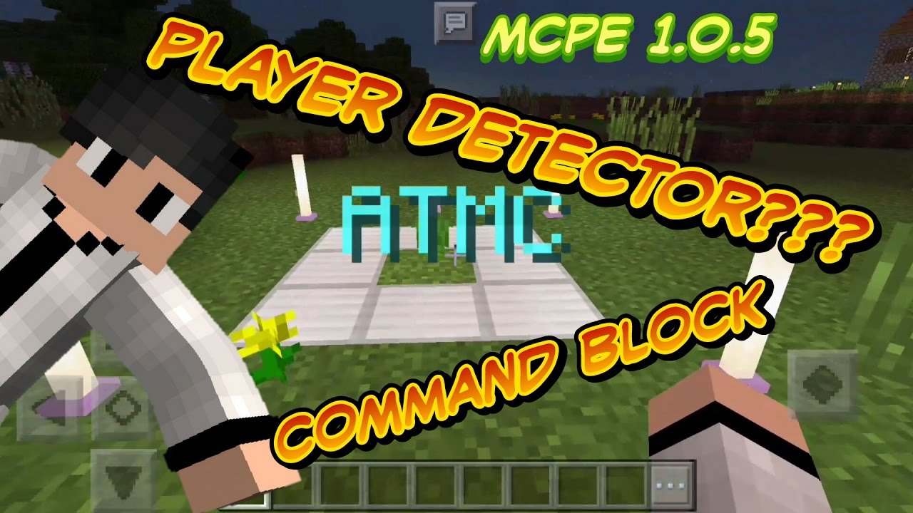 Player Detector Mcpe Command Block Tutorial Youtube 0245