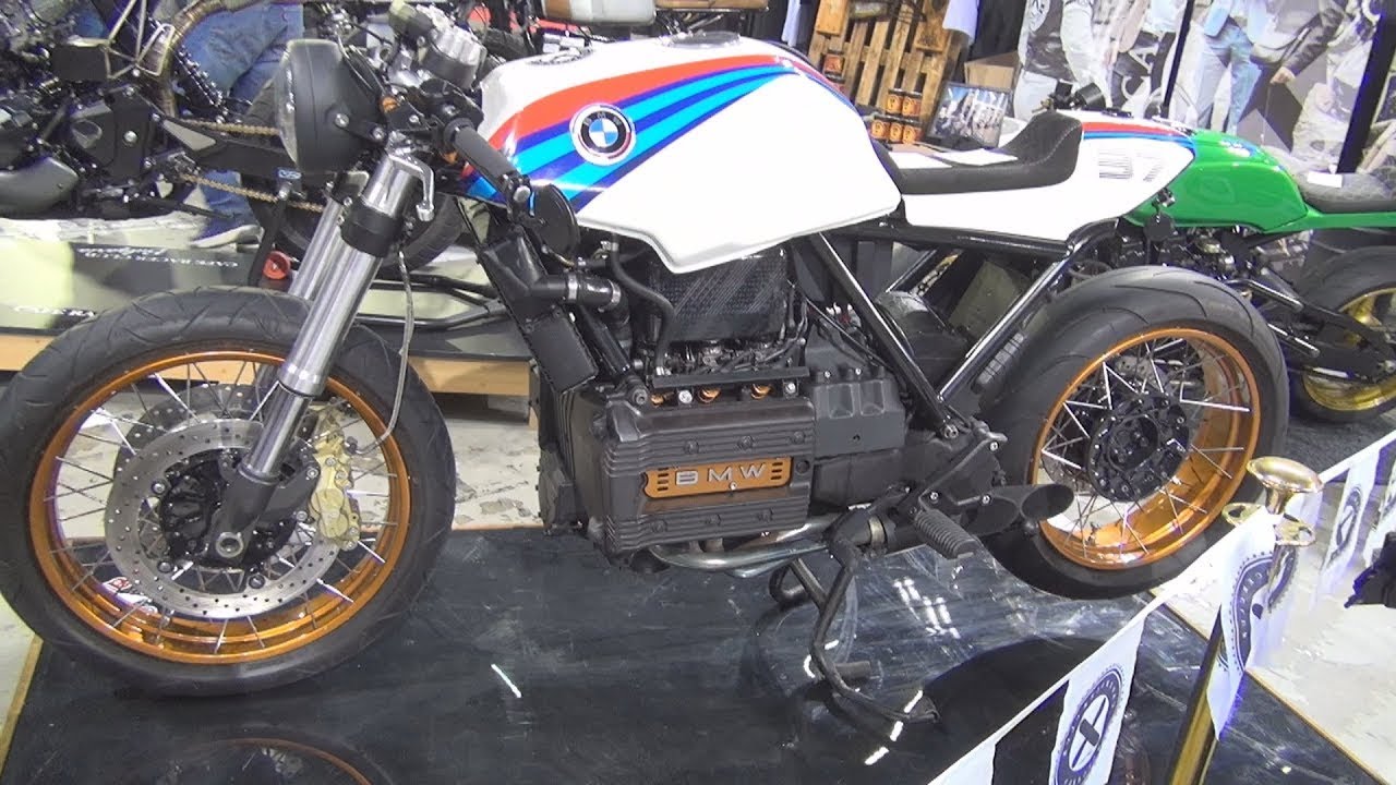 BMW Motorrad K75 Custom Motorcycle (1992) Walkaround - YouTube