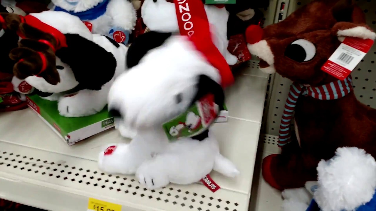 Santa Snoopy Animated Christmas Plush | CollectPeanuts.com - YouTube