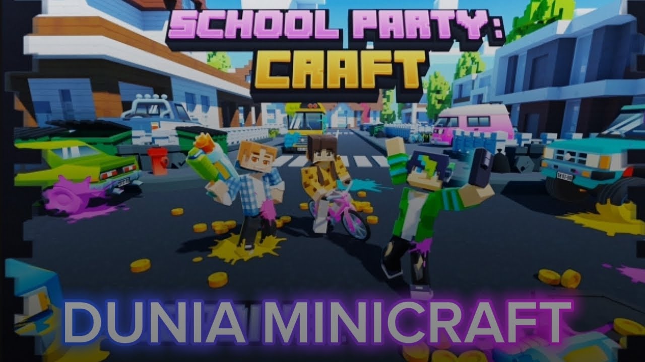 Bermain di kota school party craft - YouTube