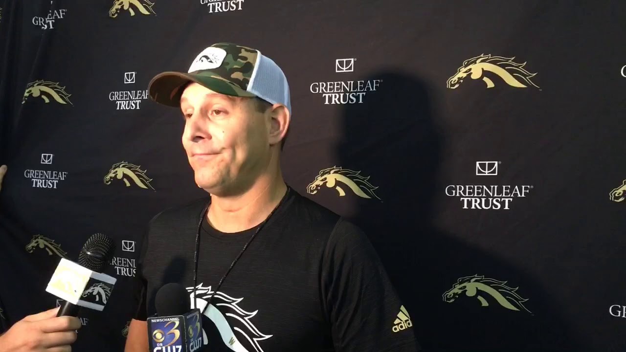 WMU football coach Tim Lester on his team after its first full-pads ...