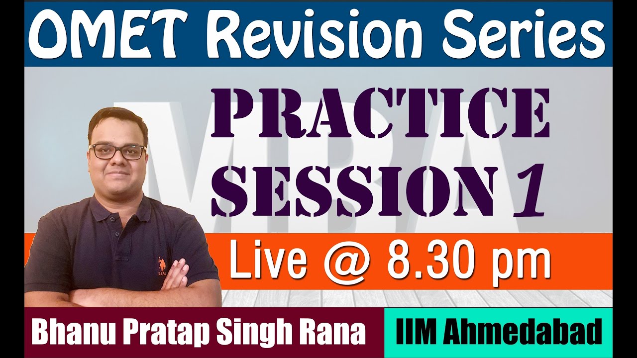 Most Important Questions for OMET 2021/22 (Part 1) - Live @8.30pm today ...